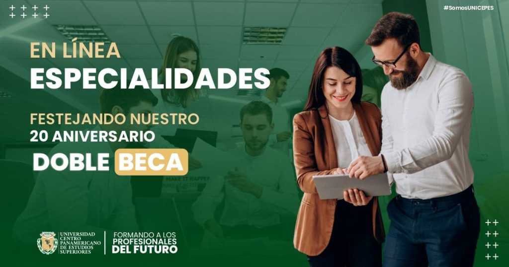 Especialidades en línea - Doble Beca 20 Aniversario UNICEPES